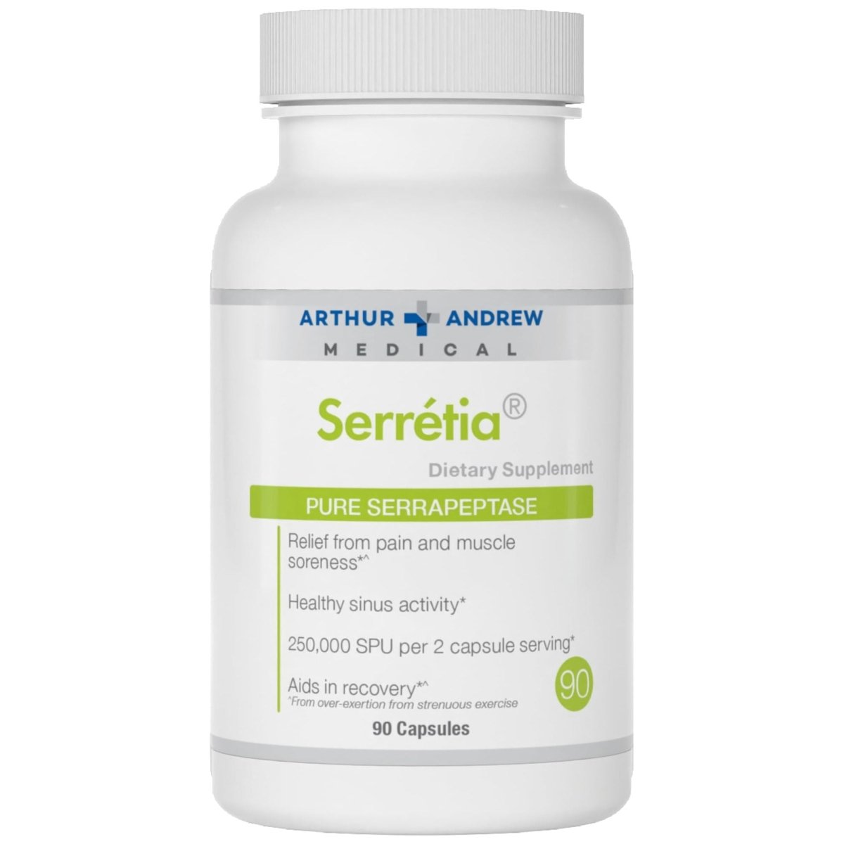 Arthur Andrew Medical - Serretia Pure Serrapeptase - 90 Capsules – The ...