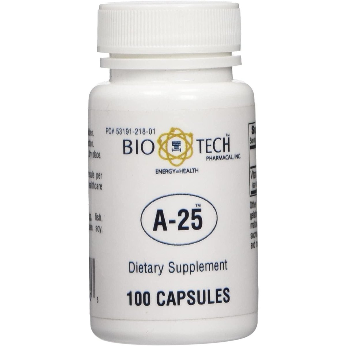 Biotech A-25 100 Capsules – The Oasis of Health