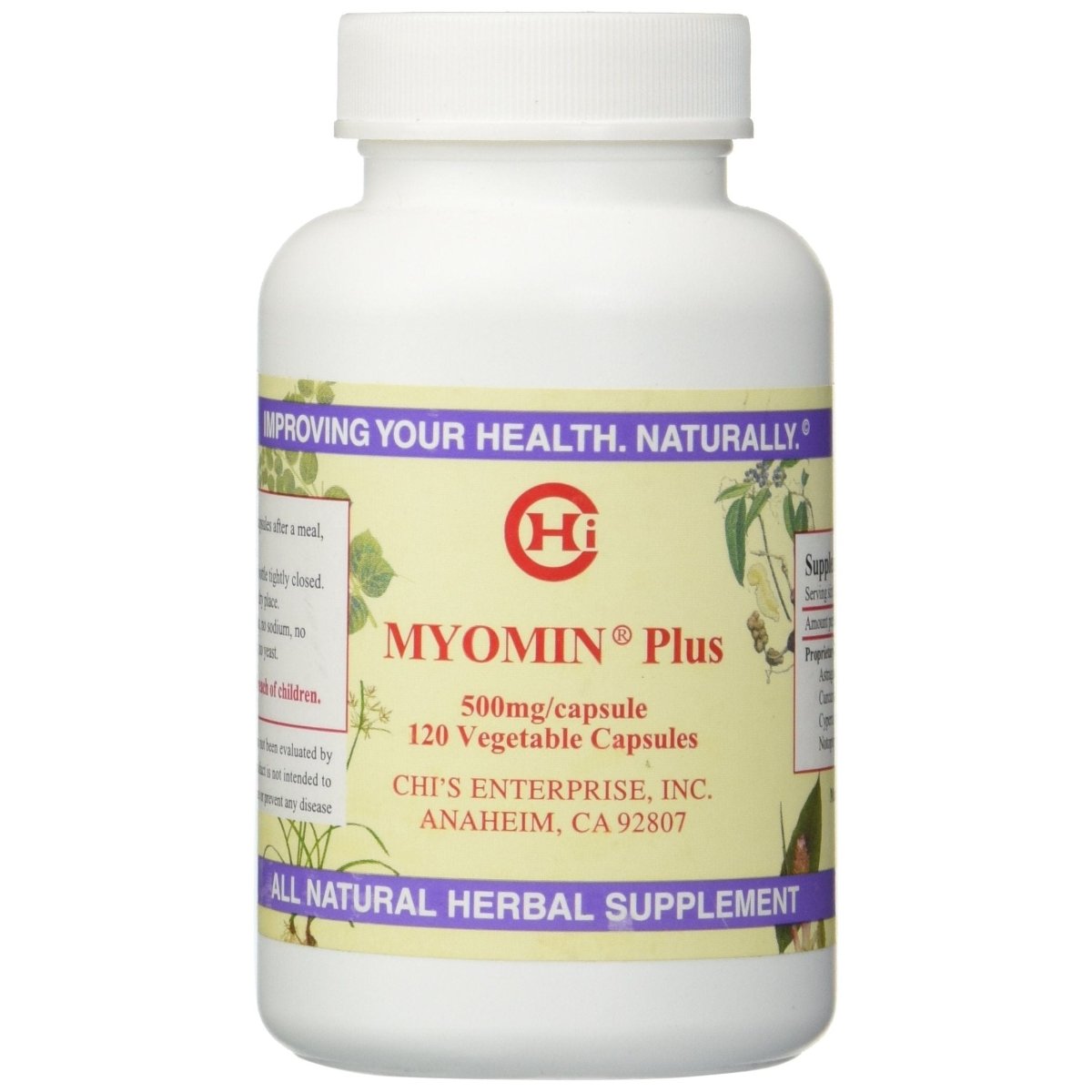 Chi's Enterprise Myomin Plus Capsules, 500mg, 120 Capsules – The Oasis ...