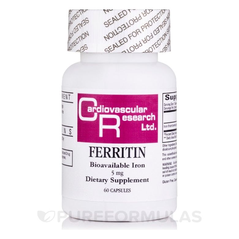 Ecological Formulas Ferritin 60 Capsules – The Oasis of Health