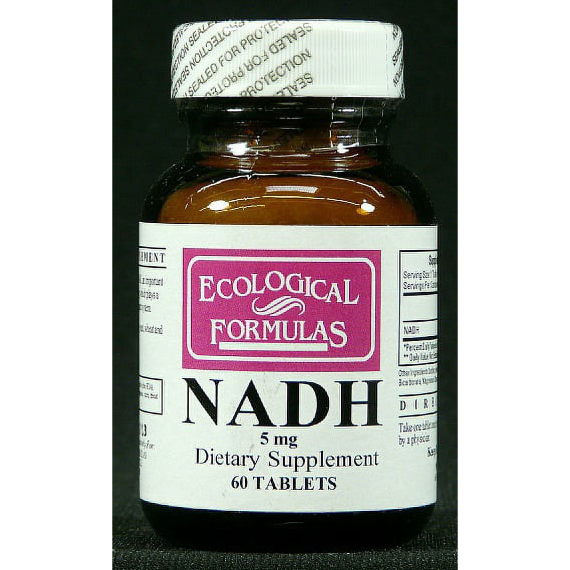 Ecological Formulations NADH 5mg 60 Tablets - 2 Pack – The Oasis of Health
