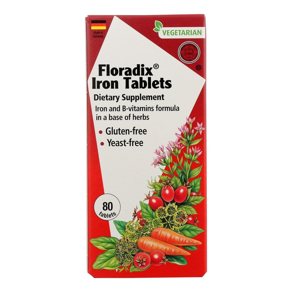 FLORA Iron Floradix, 80 CT – The Oasis of Health