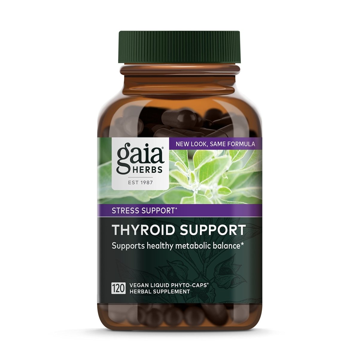 Gaia Herbs Thyroid Support 60 Vegan Liquid Phyto-Caps – The Oasis of Health