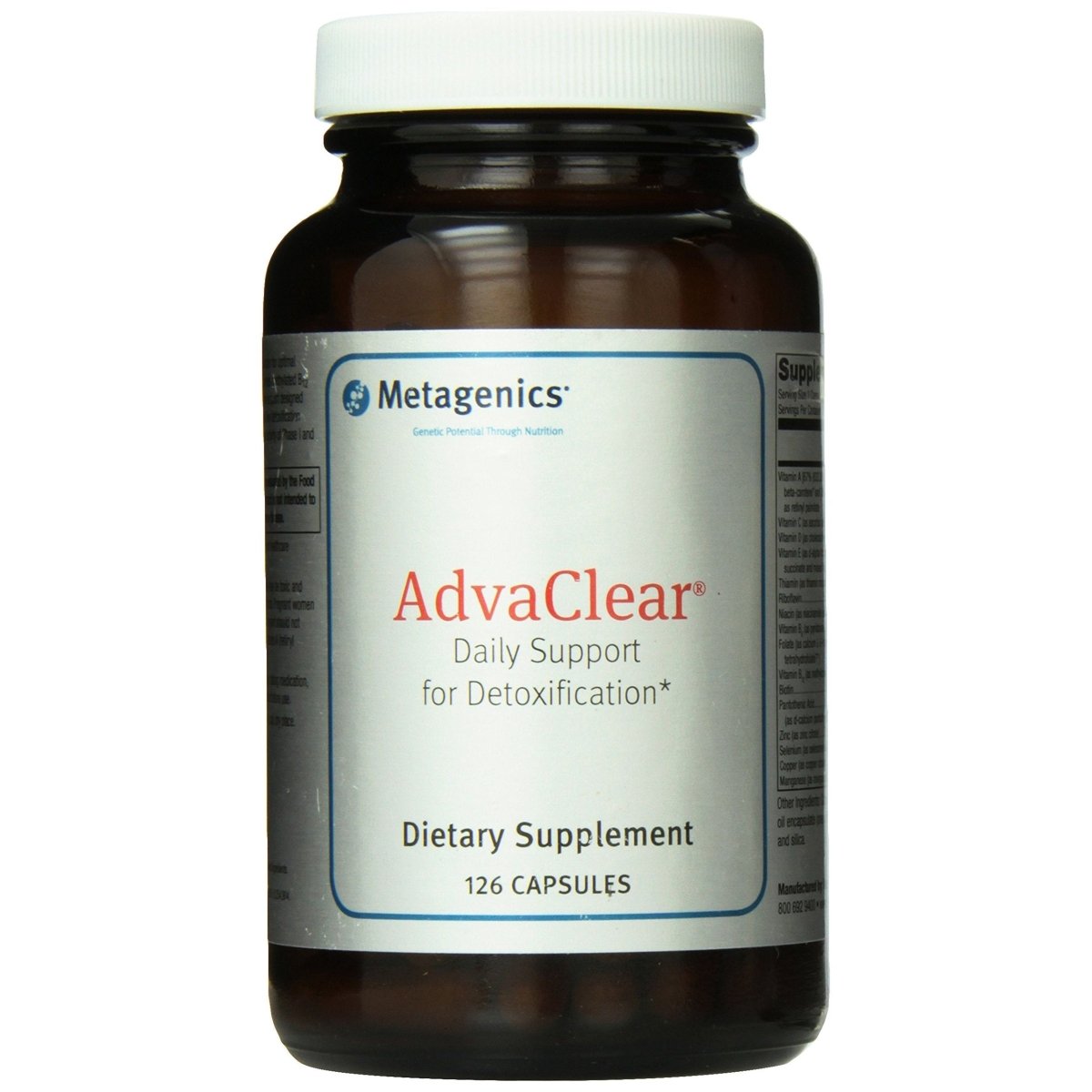Metagenics Advaclear Capsules, 126 Count – The Oasis of Health