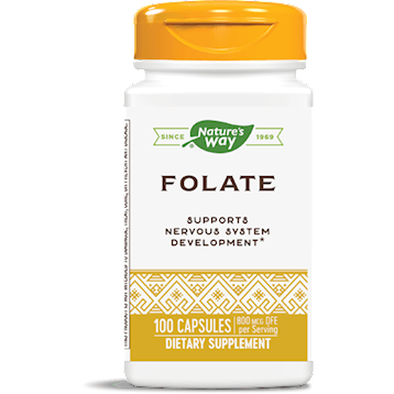 Nature's Way Folate Folic Acid 100 Capsules | The Oasis of Health