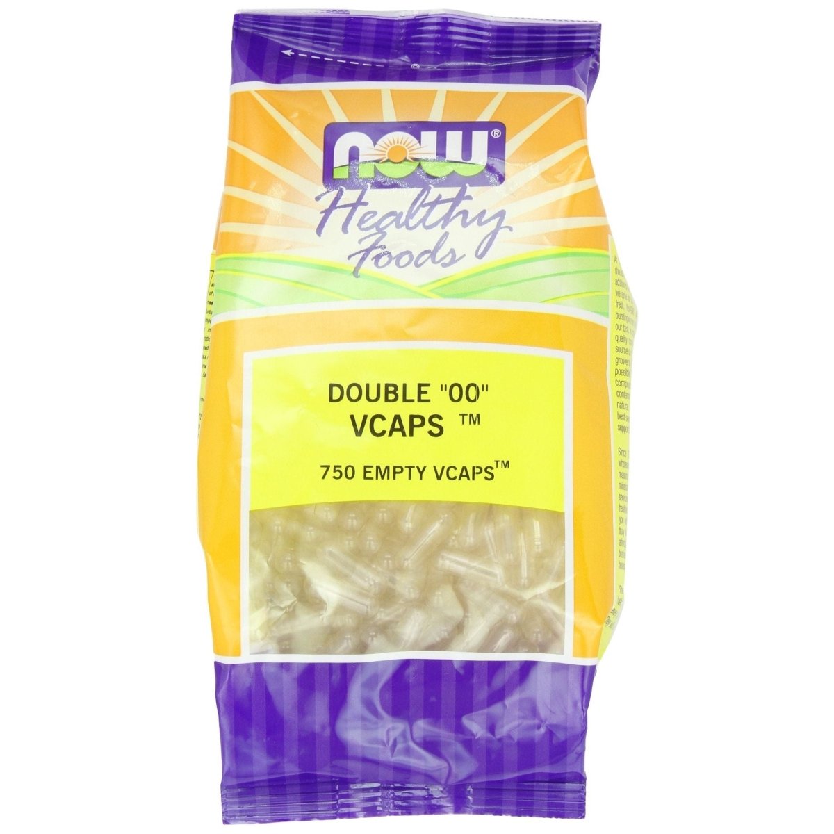 NOW Double "00" Empty, 750 Vegetarian Capsules – The Oasis of Health