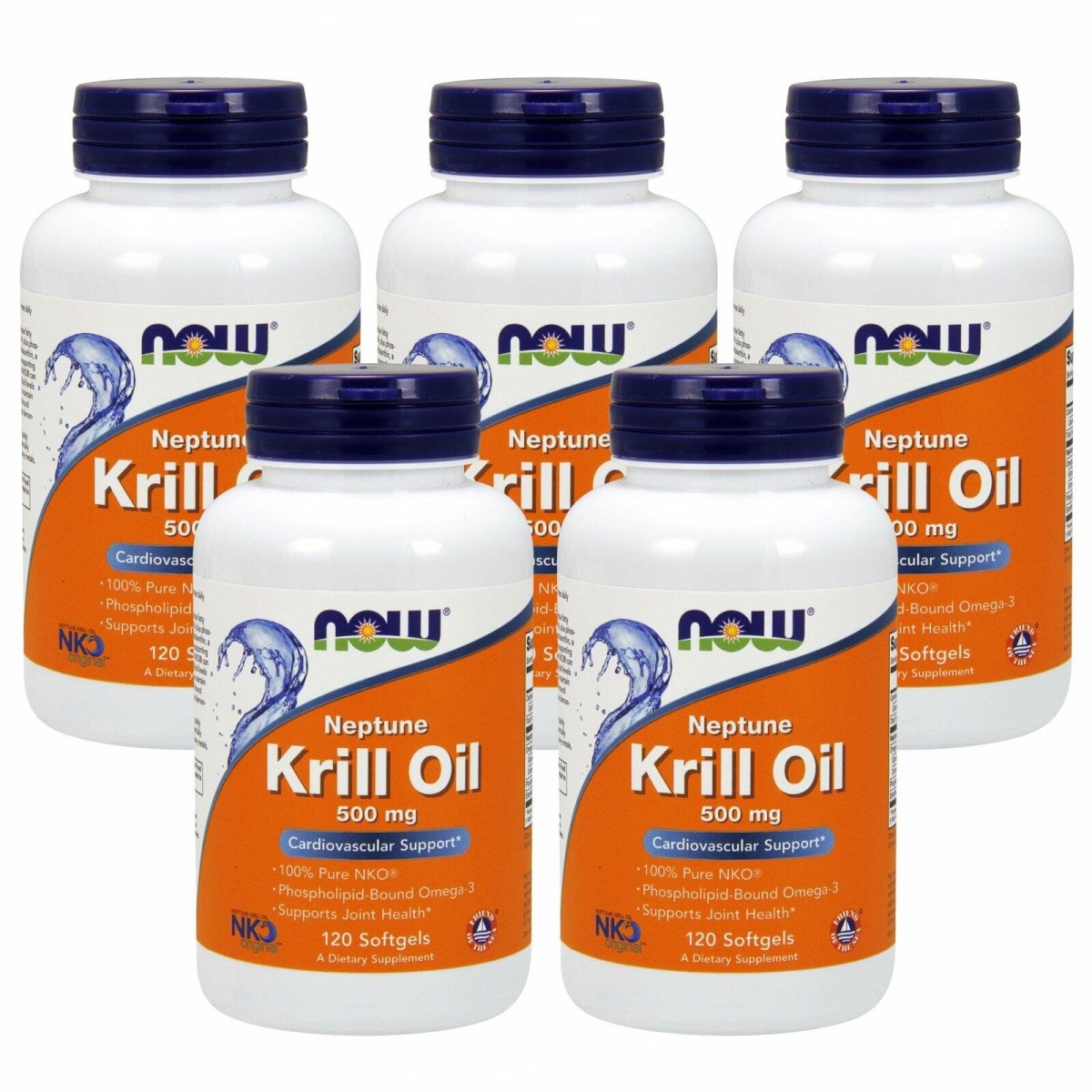 Now Foods Neptune Krill Oil 500 mg 120 Softgels - 1626 – The Oasis of ...