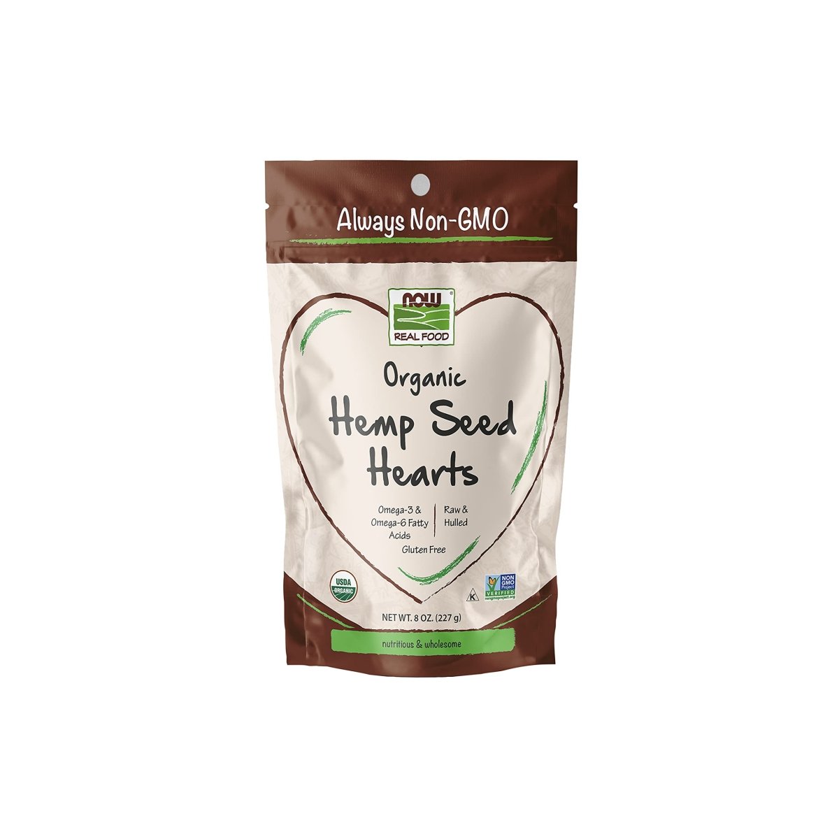 Now Real Food Hemp Seed Hearts Organic 8oz - 6281 – The Oasis of Health