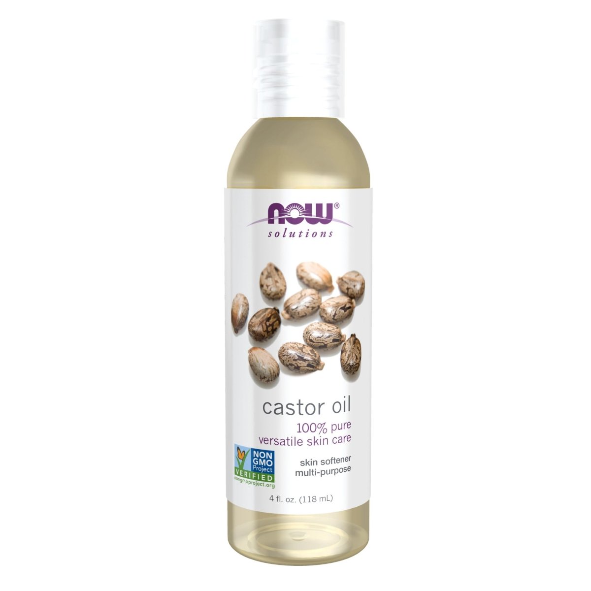 Now Solutions Castor Oil 4oz - 7679 – The Oasis of Health