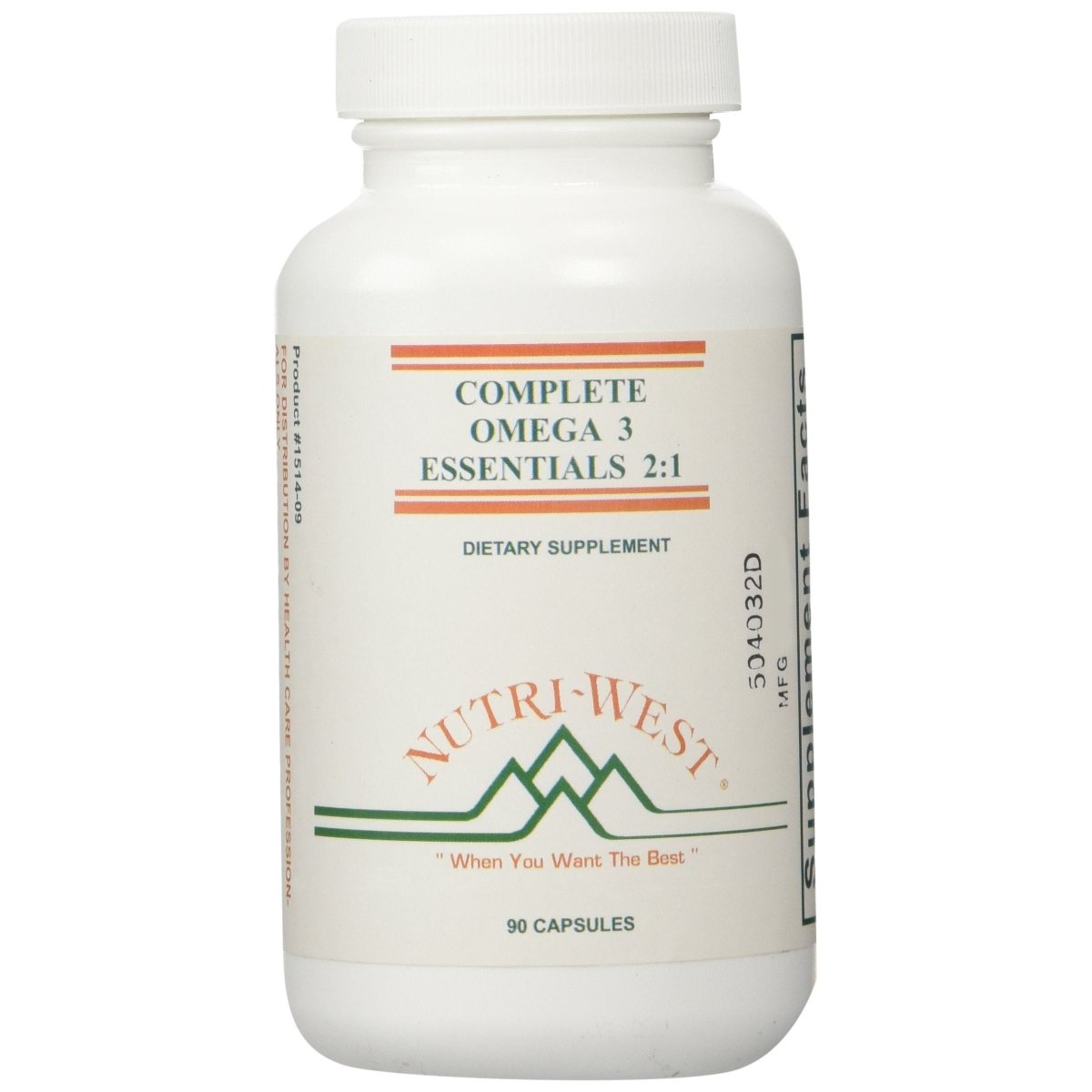Nutri-West - Complete Omega-3 Essentials 2:1-90 Capsules – The Oasis of ...