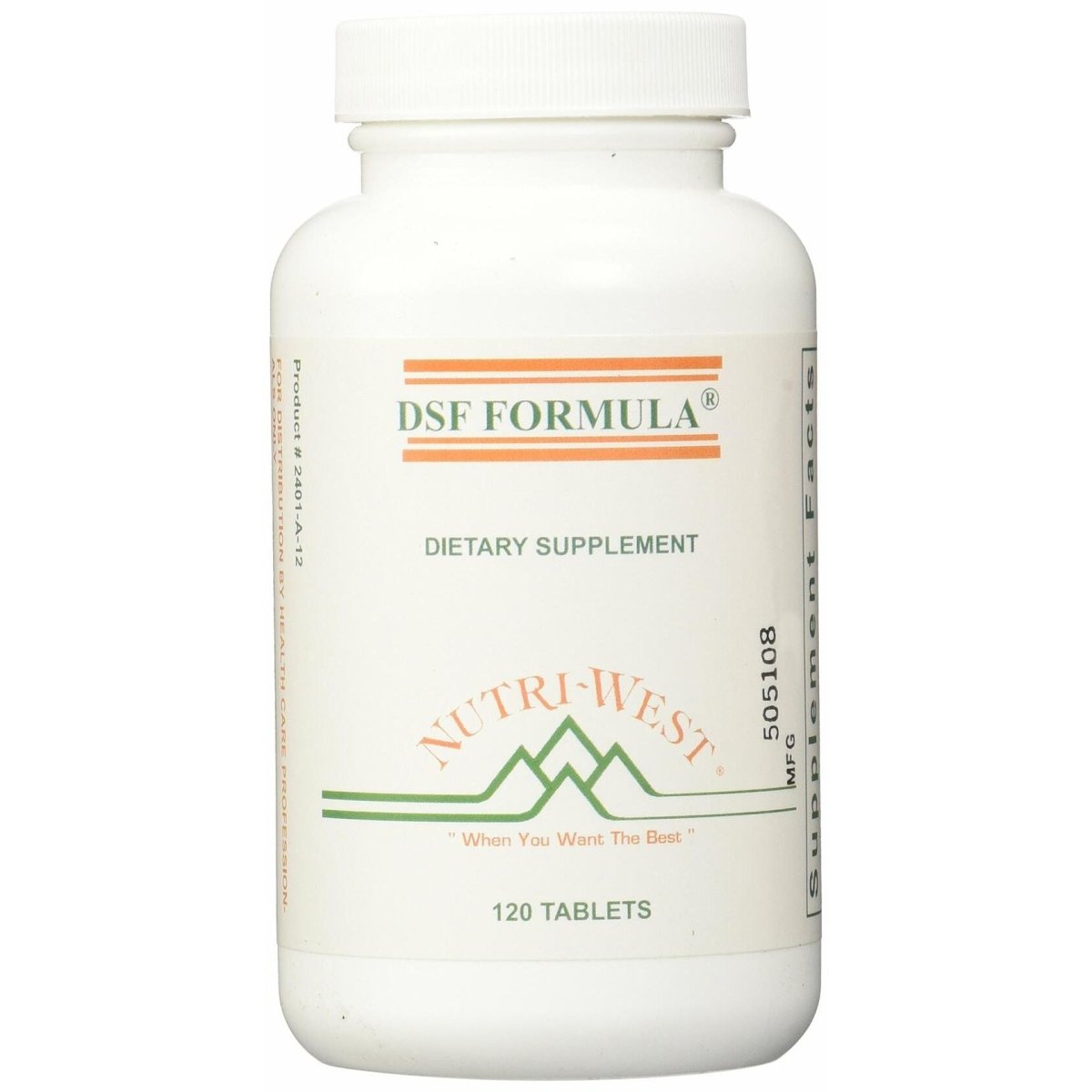 nutri-west DSF Formula Tablets, 120 Count – The Oasis of Health