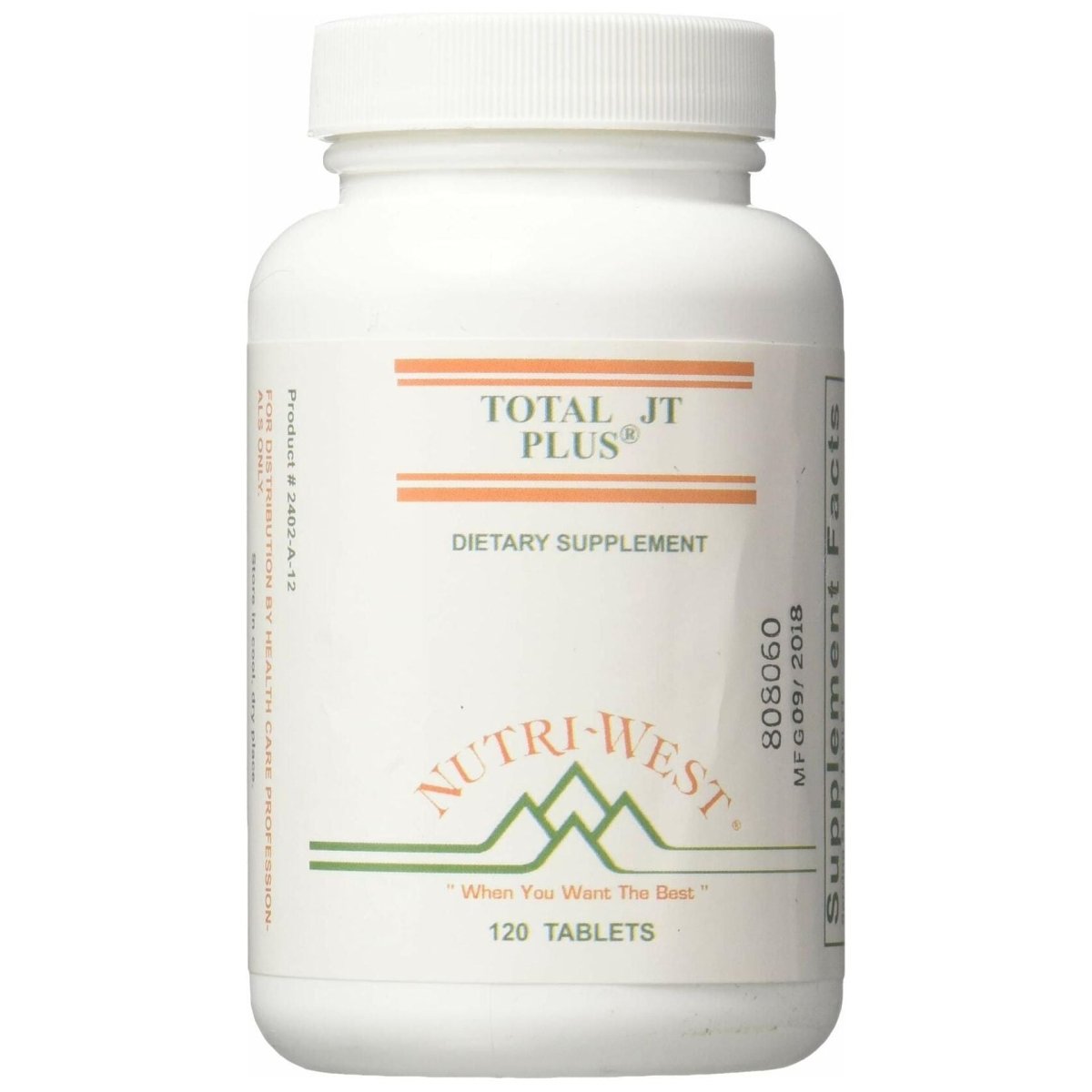 Nutri-West - Total JT Plus (Formerly Total Joint Support) - 120 ct ...