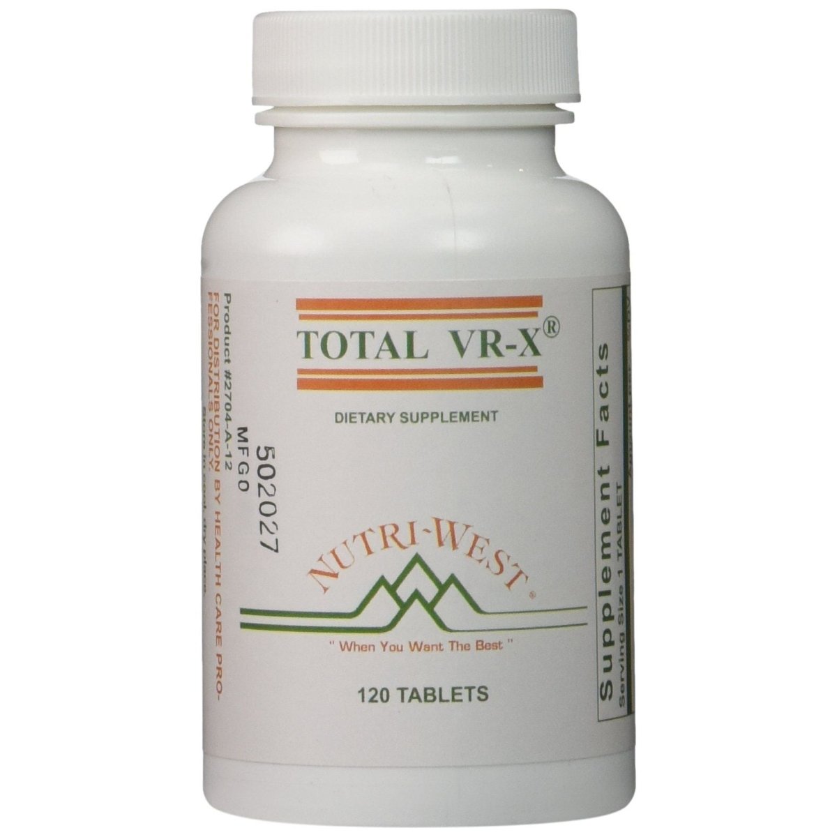 Nutri-West - Total VR-X - Formerly Total Virx - 120 – The Oasis of Health