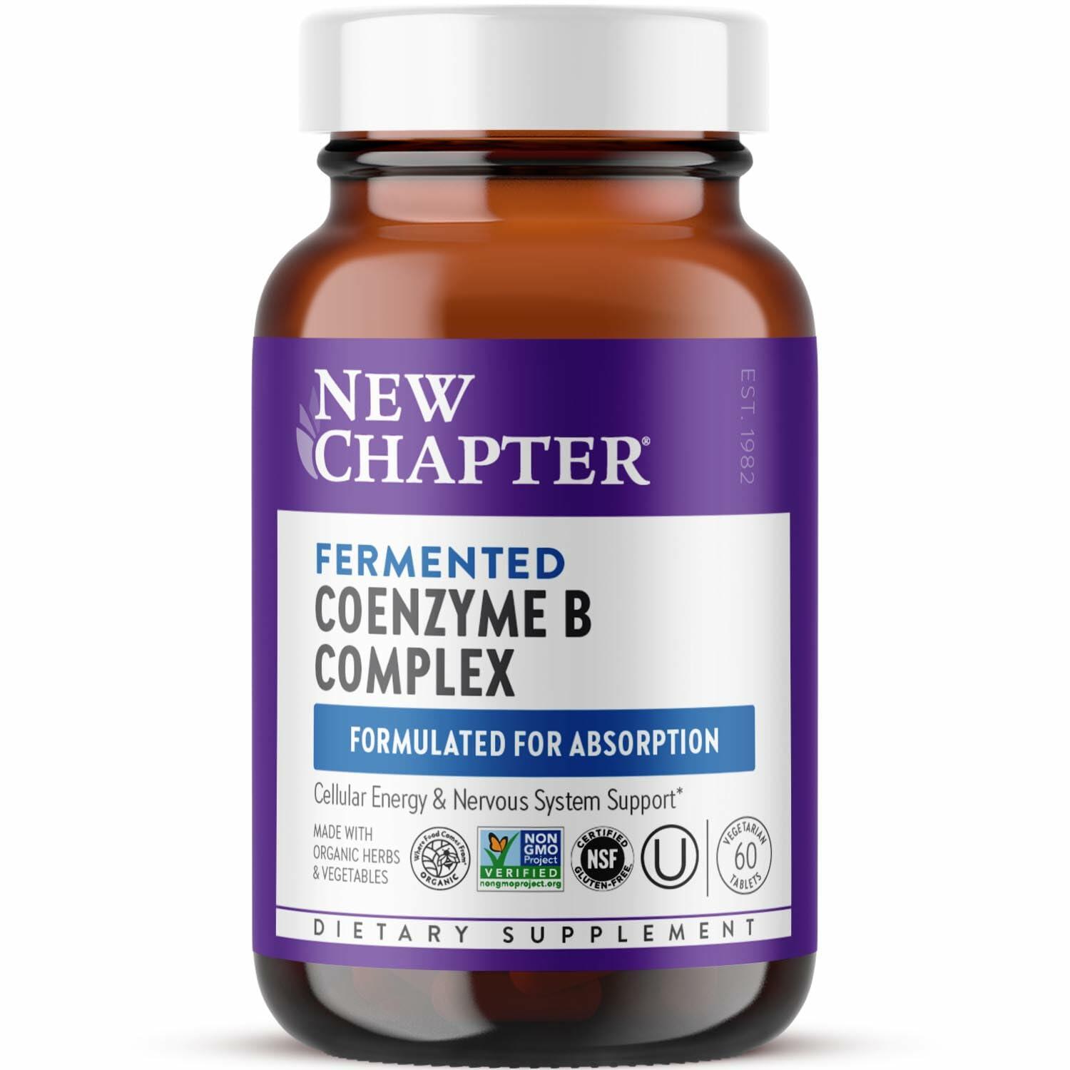 New Chapter Vitamin B Complex – Fermented Coenzyme B Complex Rich in V ...
