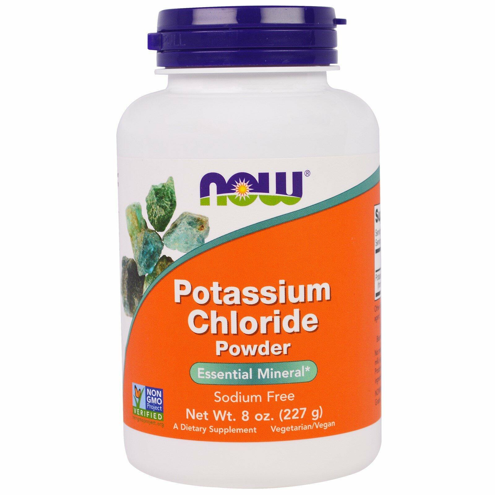 Now Foods: Potassium Chloride Powder Table Salt Substitute, 8 oz (2 pa ...