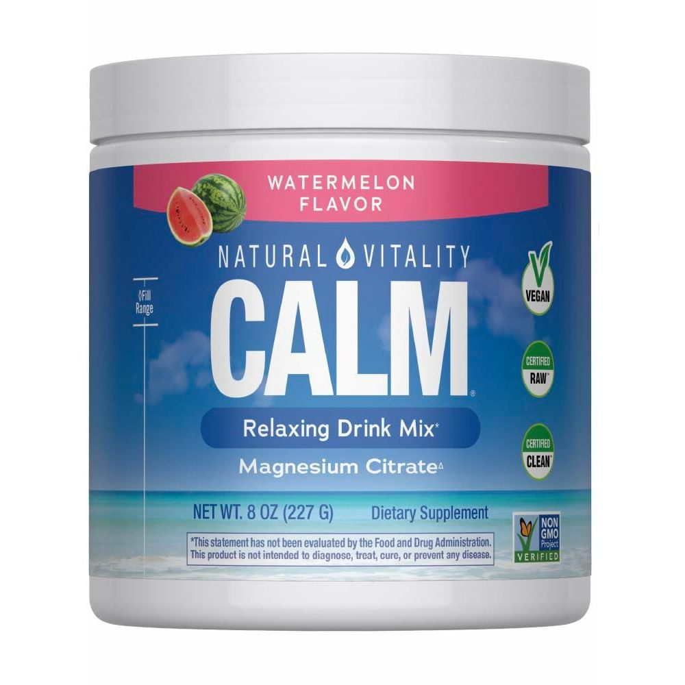 Natural Vitality Calm, Magnesium Supplement, Drink Mix Powder, Gluten ...