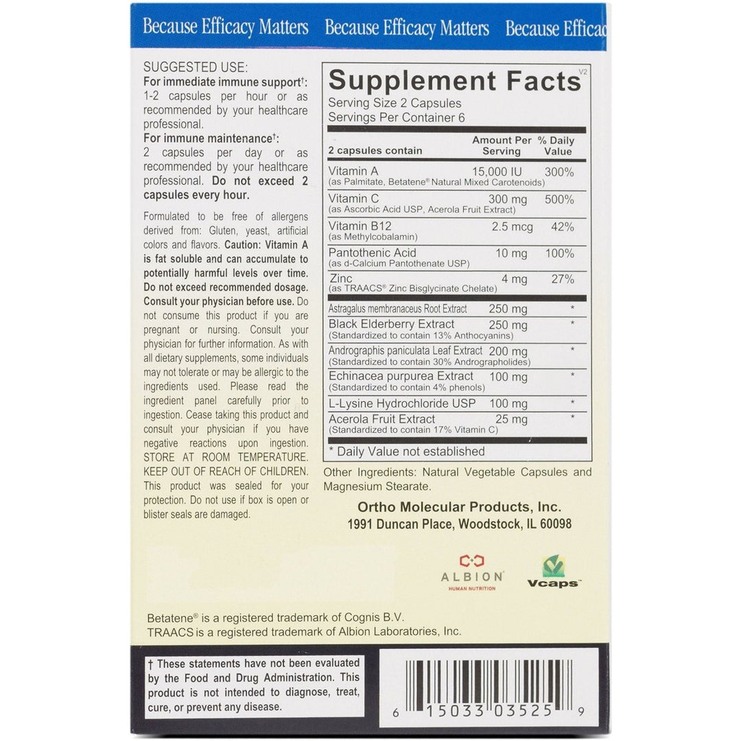 Ortho Molecular - Viracid - 12 Capsule Blister Pack – The Oasis of Health