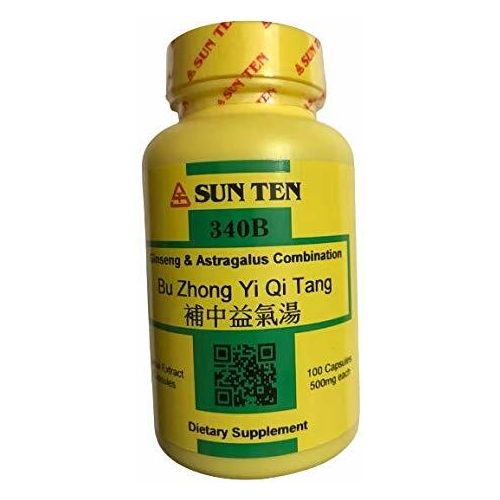 Sun Ten - Ginseng & Astragalus Combination Capsules/Bu Zhong Yi Qi Tan ...