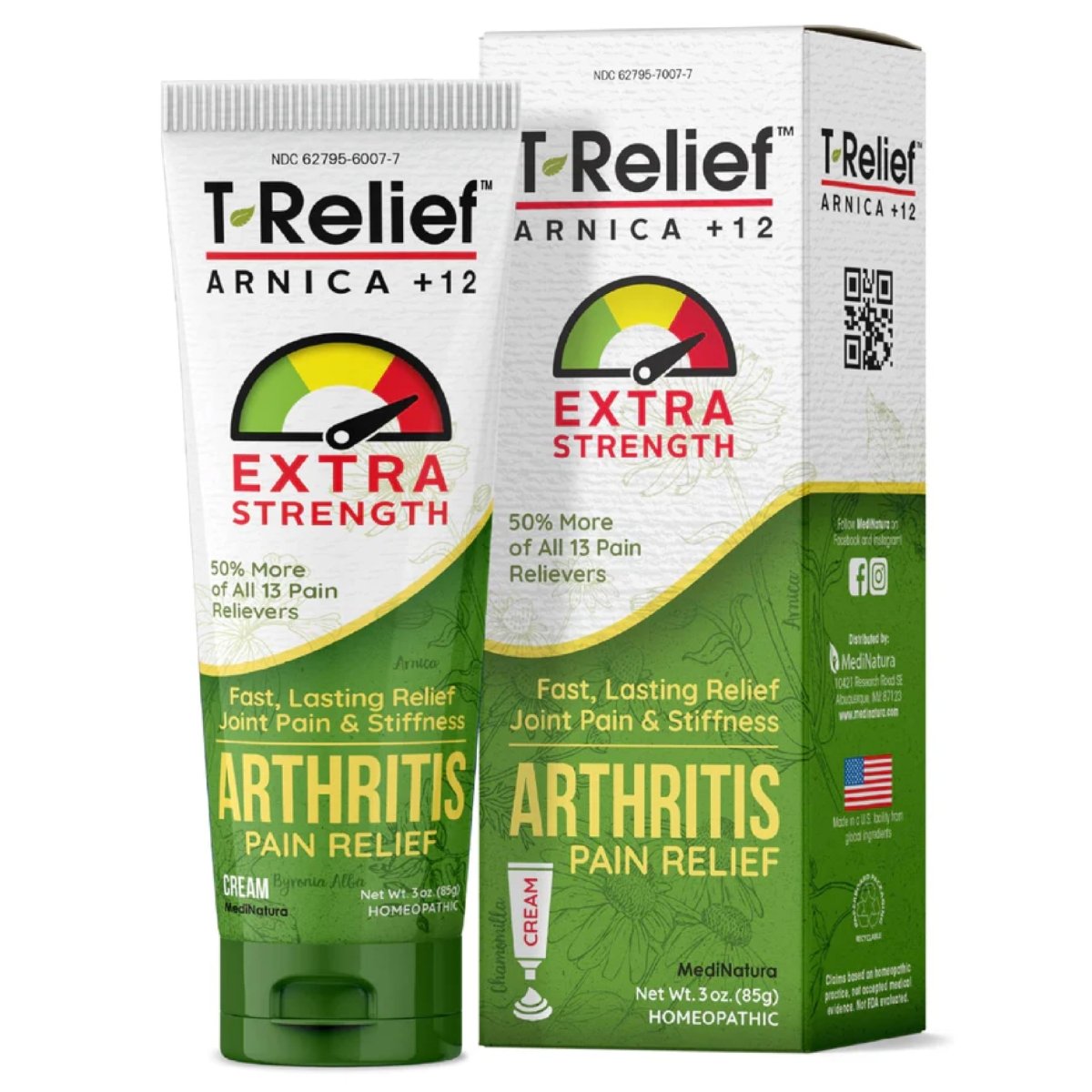 T-Relief Extra Strength Arthritis Cream 3 oz – The Oasis of Health
